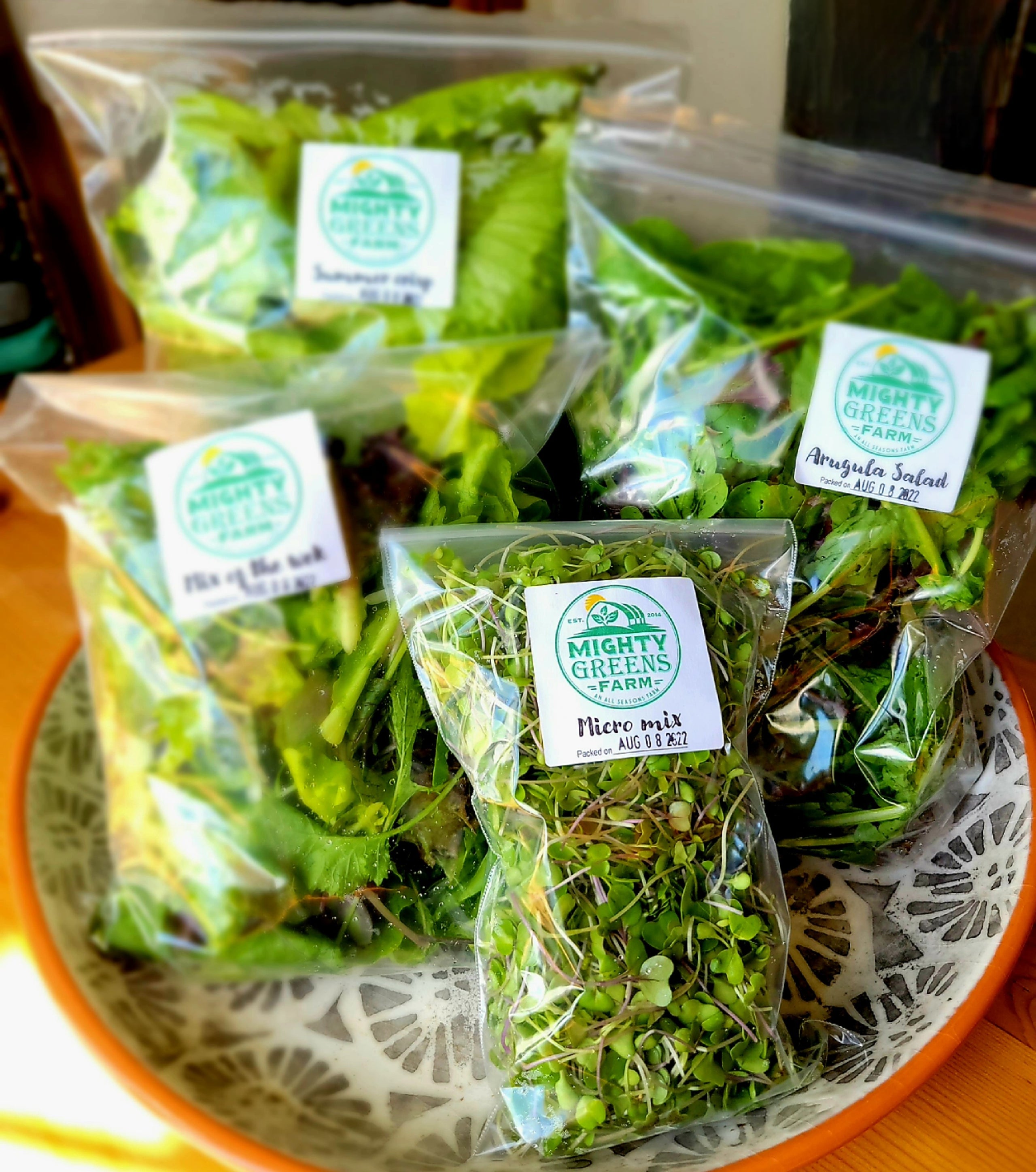 Add fresh, local greens to your diet this month! | Mighty Greens Farm
